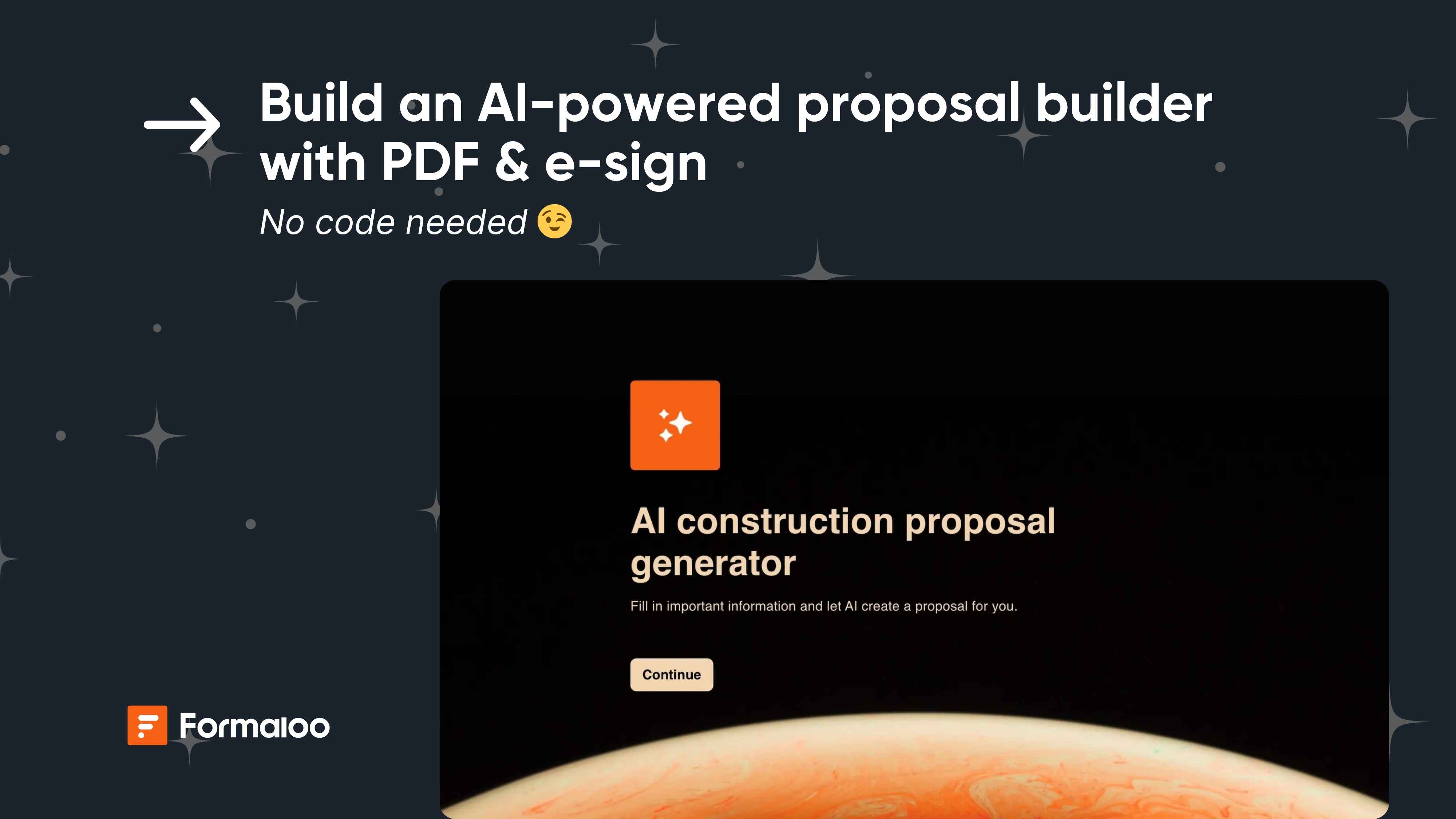 How to create an AI generated proposal builder with e-sign and PDF - Formaloo